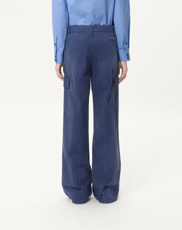 Valentino Garavani Denim Cargo Trousers