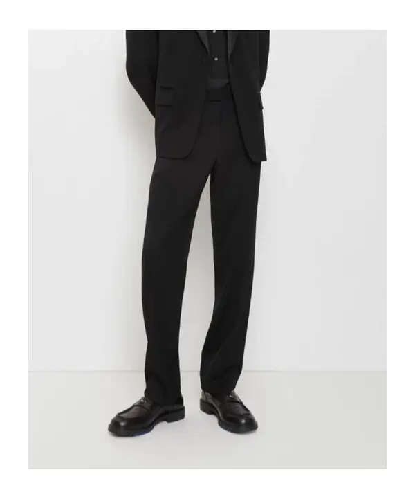 Burberry Grain De Poudre Wool Tuxedo Trousers
