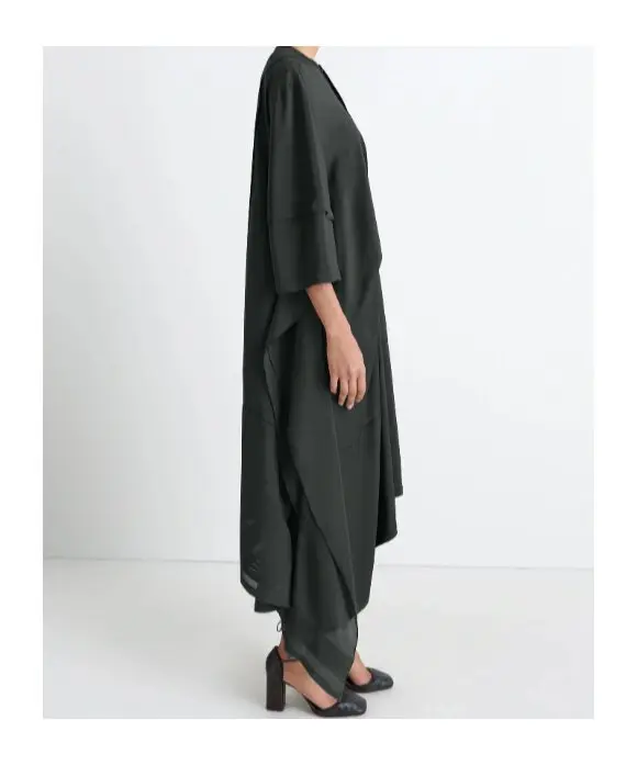 LEMAIRE Asymmetrical Pleated Blouse Dress