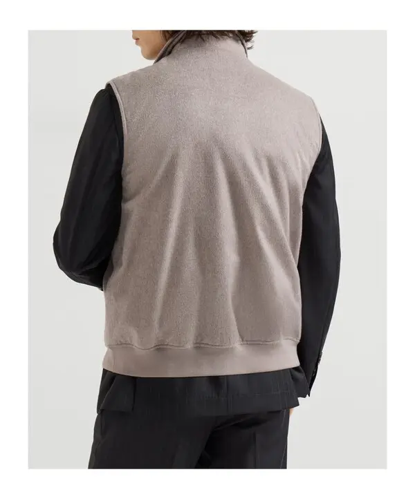 Brunello Cucinelli Flannel Padded Gilet