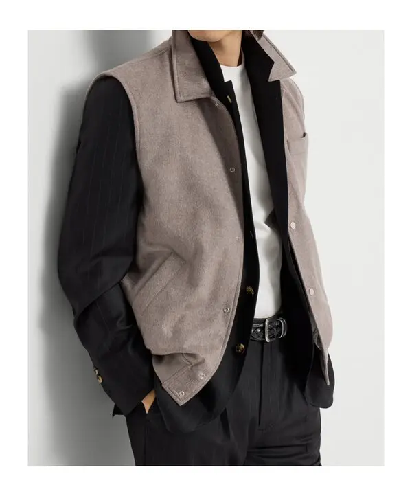 Brunello Cucinelli Flannel Padded Gilet