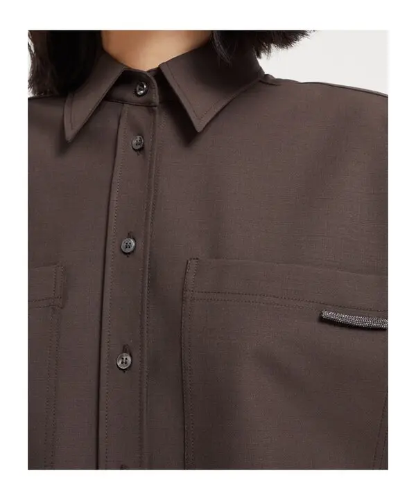 Brunello Cucinelli Embellished Button-up Shirt