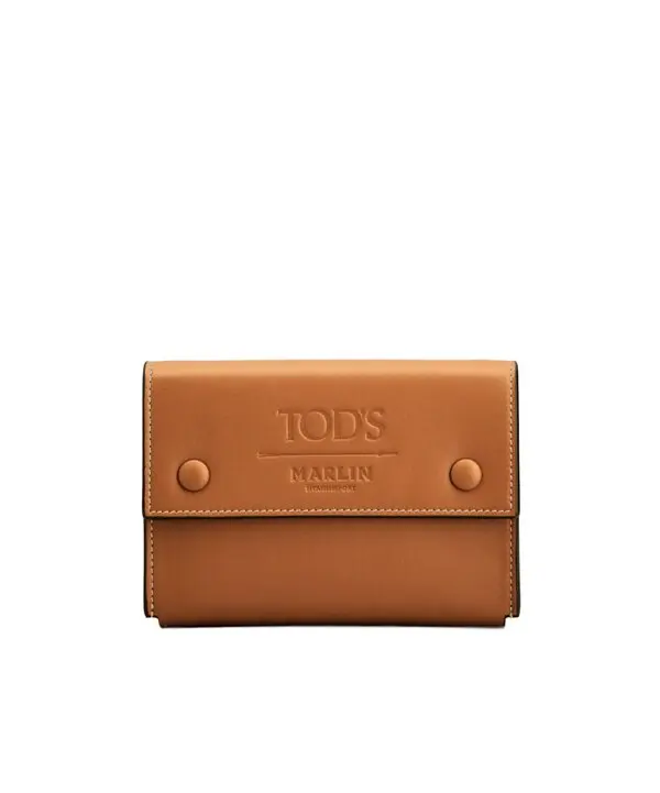 TOD'S Snap-on Storage Bag - Brown