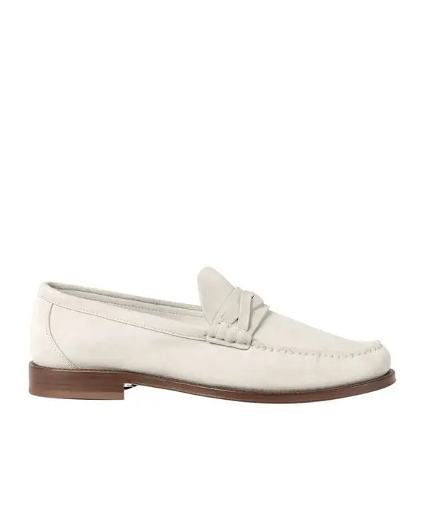 Brunello Cucinelli Suede Detail Loafers