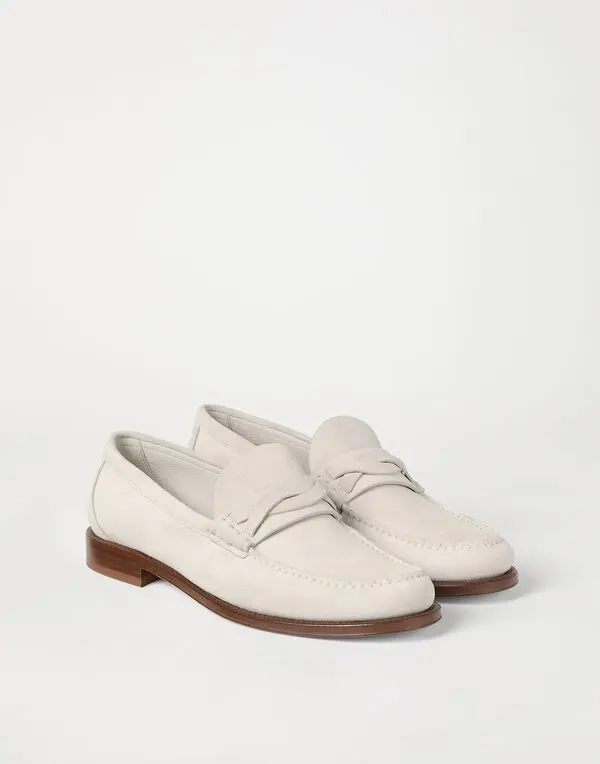 Brunello Cucinelli Suede Detail Loafers