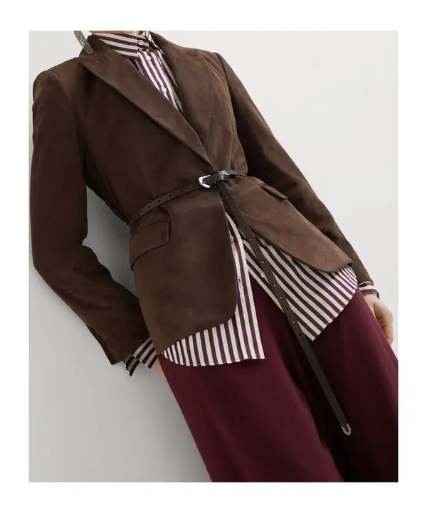 Brunello Cucinelli Suede Blazer