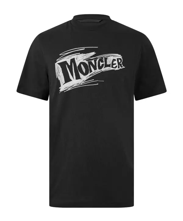 Moncler Printed Logo T-shirt