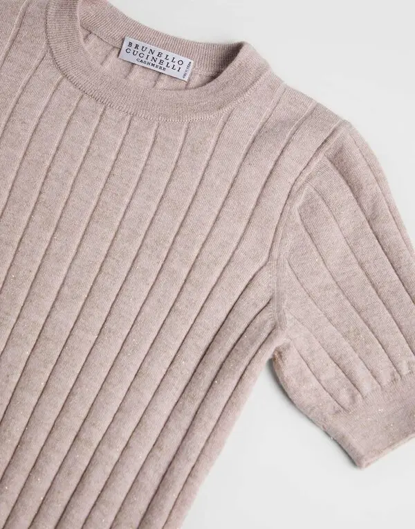 Brunello Cucinelli Ribbed Knit T-shirt