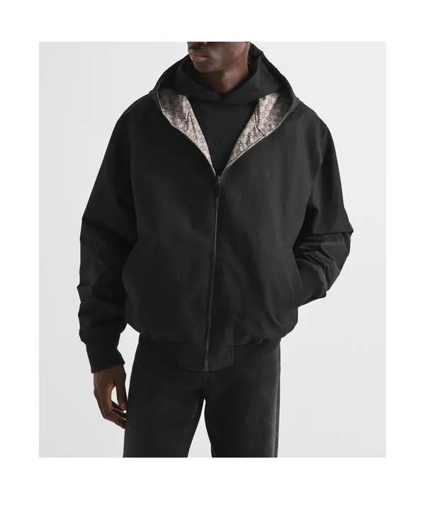 Gucci Retro Zip Up Hooded Jacket