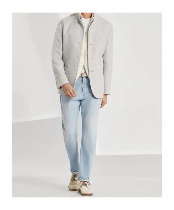 Brunello Cucinelli Long Sleeve Casual Jacket