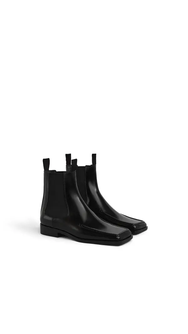 Alaïa Square-toed Ankle Boots