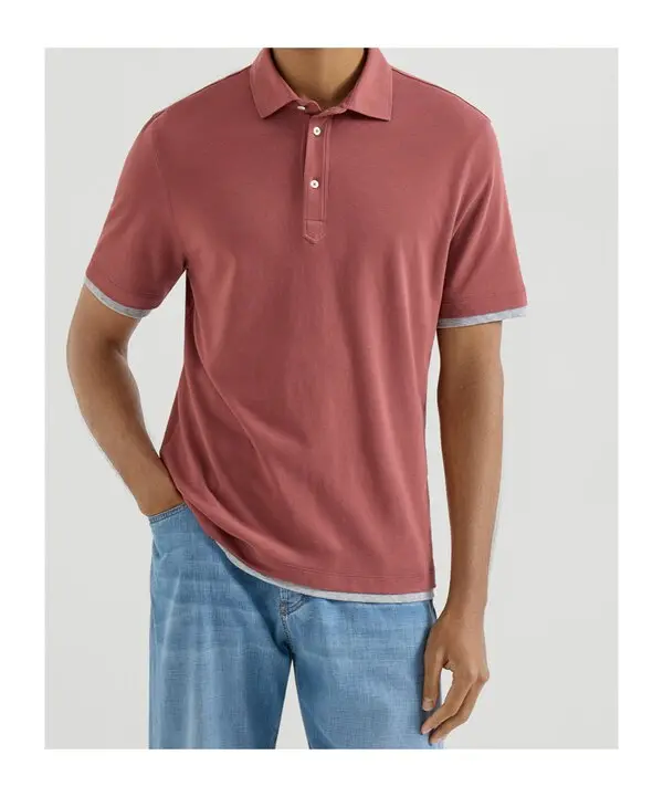 Brunello Cucinelli Short-sleeve Polo Shirt