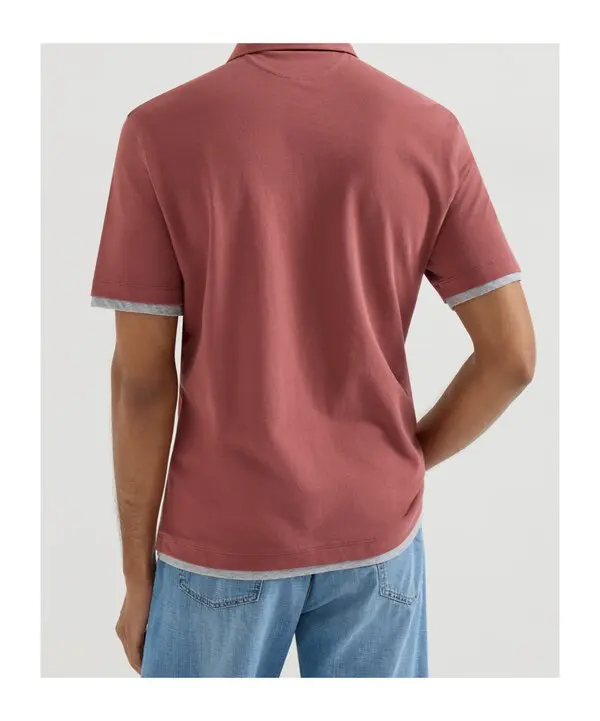 Brunello Cucinelli Short-sleeve Polo Shirt