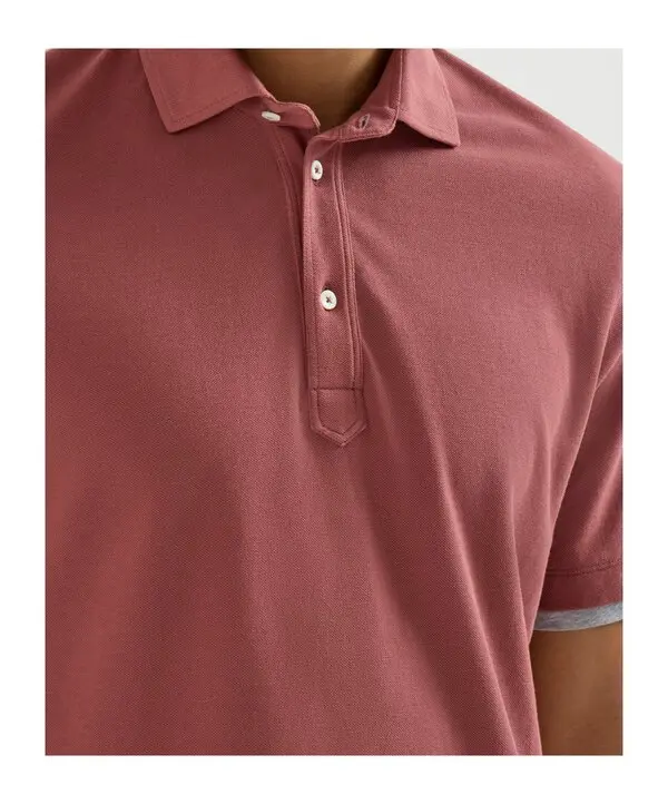 Brunello Cucinelli Short-sleeve Polo Shirt