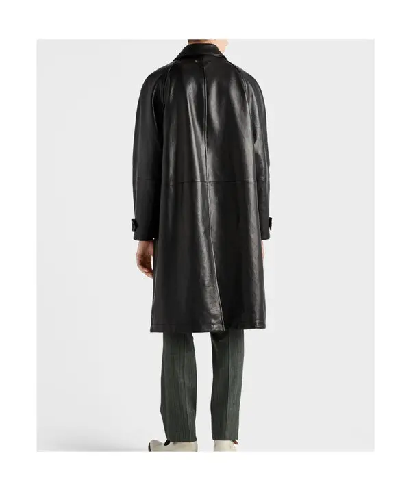 Prada Oversized Leather Coat
