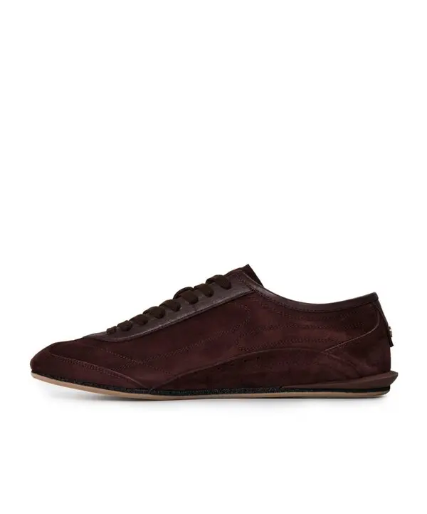 Dolce & Gabbana Dark Brown Suede Lowtop Casual Shoes