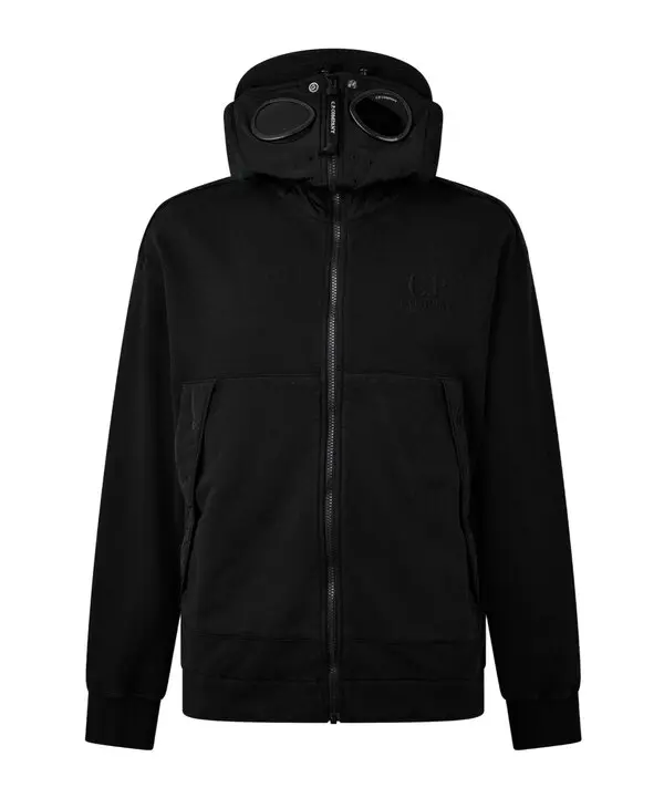 C.P. COMPANY Full-zip Hooded Fleece Sweat Jacket