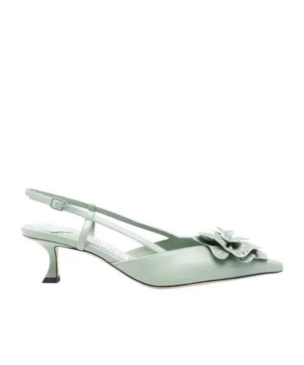 JIMMY CHOO Mimmi 50 Pointed Toe Slingback Sandals
