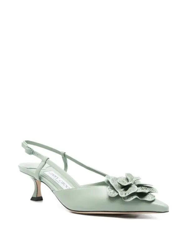 JIMMY CHOO Mimmi 50 Pointed Toe Slingback Sandals