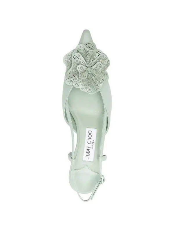 JIMMY CHOO Mimmi 50 Pointed Toe Slingback Sandals