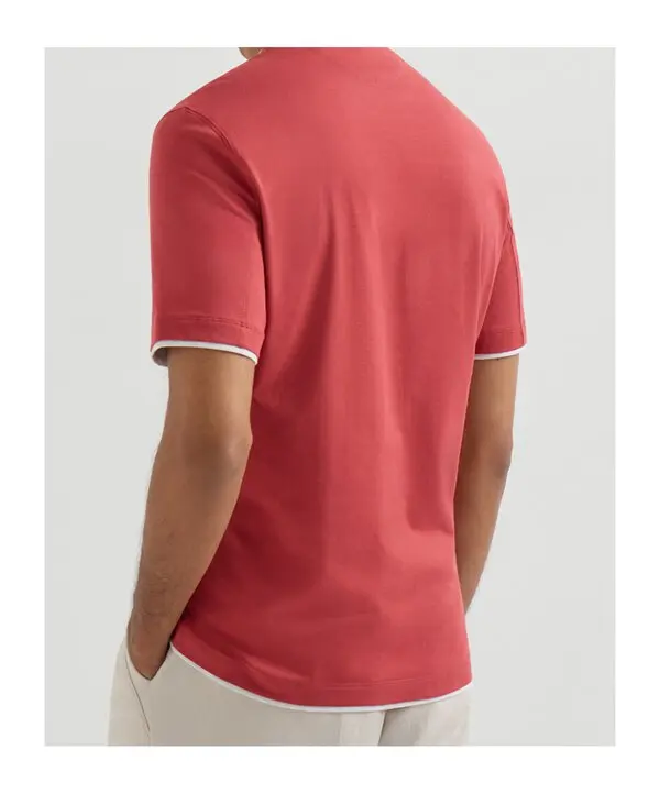 Brunello Cucinelli Crew-neck Layered T-shirt