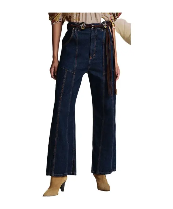 Farm Rio High-waisted Flare Jeans