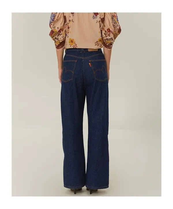 Farm Rio High-waisted Flare Jeans