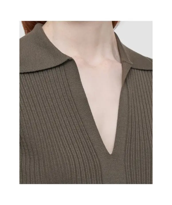 JOSEPH Long-sleeved Ribbed Knit Sweater