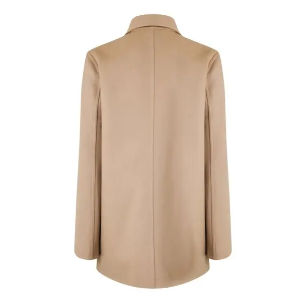 Valentino Garavani Short Lapel Wool Coat