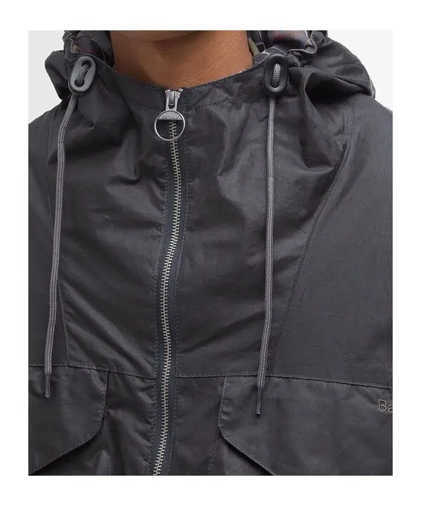 Barbour Utility Sapper Waxed Jacket With Drawstring Hood