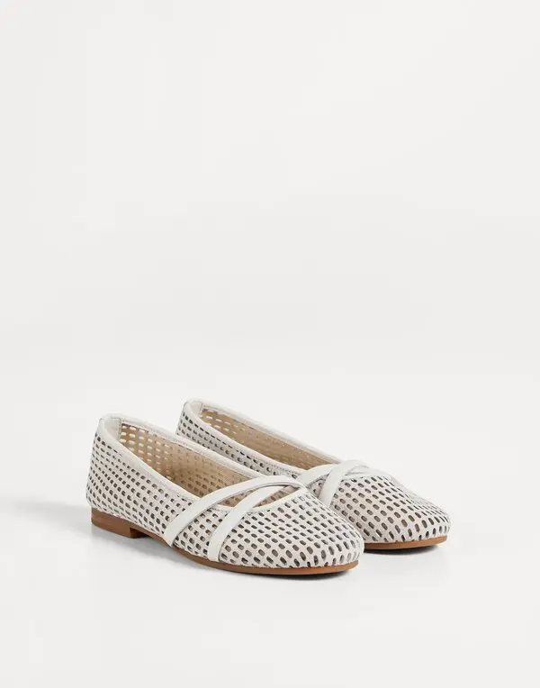 Brunello Cucinelli Leather Ballerinas