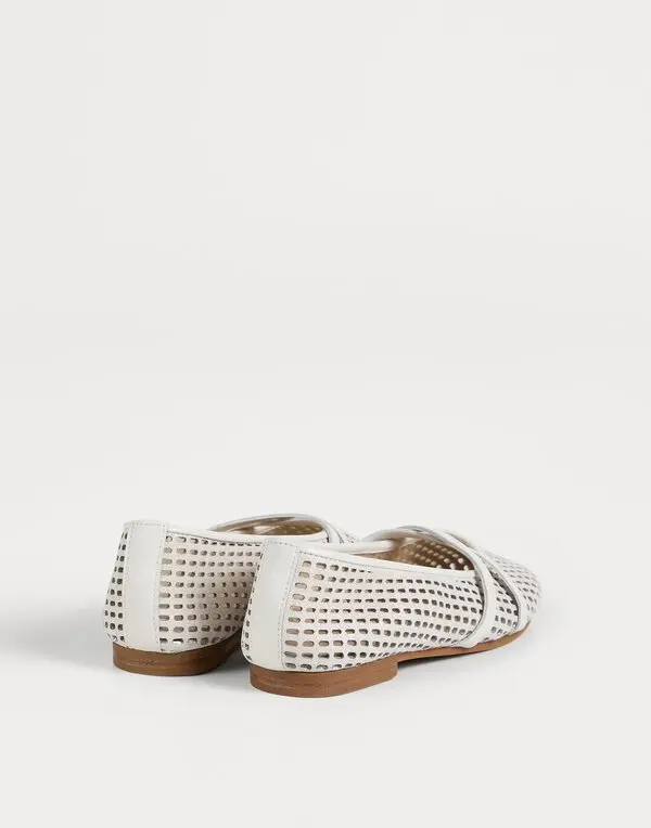 Brunello Cucinelli Leather Ballerinas