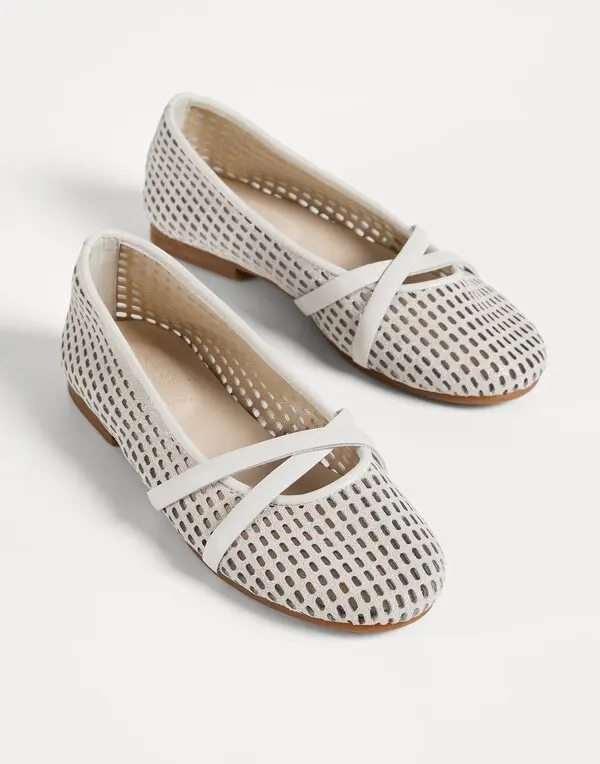 Brunello Cucinelli Leather Ballerinas