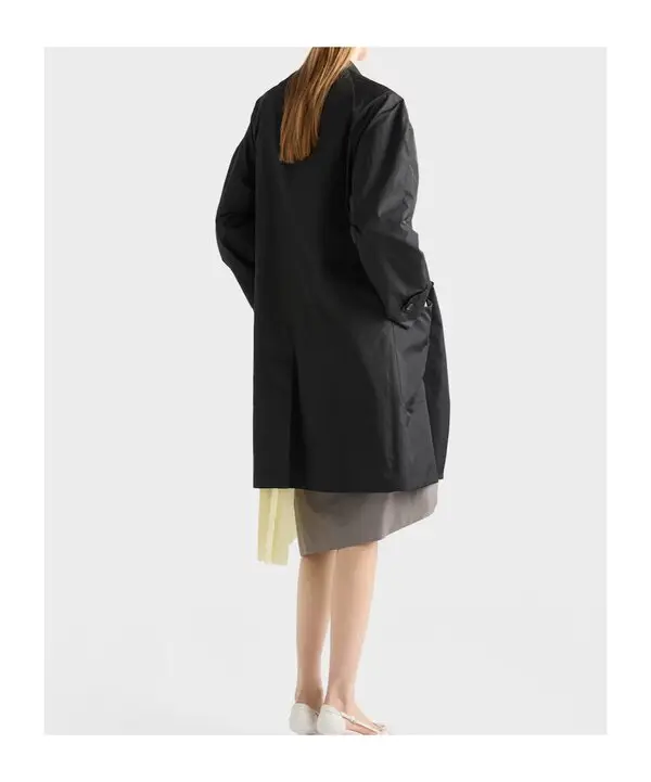 Prada Single-breasted Technical Taffeta Coat