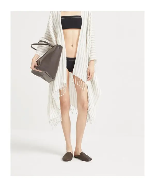 Brunello Cucinelli Monili Chain-embellished Bikini Briefs