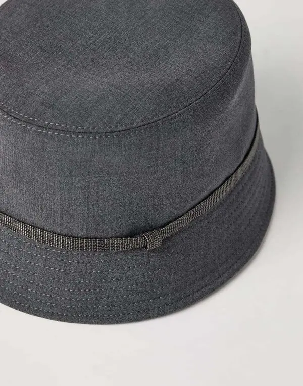 Brunello Cucinelli Monili Chain Detail Bucket Hat