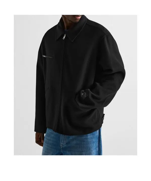 MAISON MARGIELA Zip Up Wool Jacket