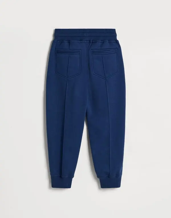 Brunello Cucinelli Drawstring Waistband Zip-detail Track Pants - Blue