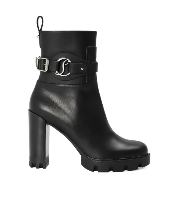 CHRISTIAN LOUBOUTIN Solid Color Ankle Boots