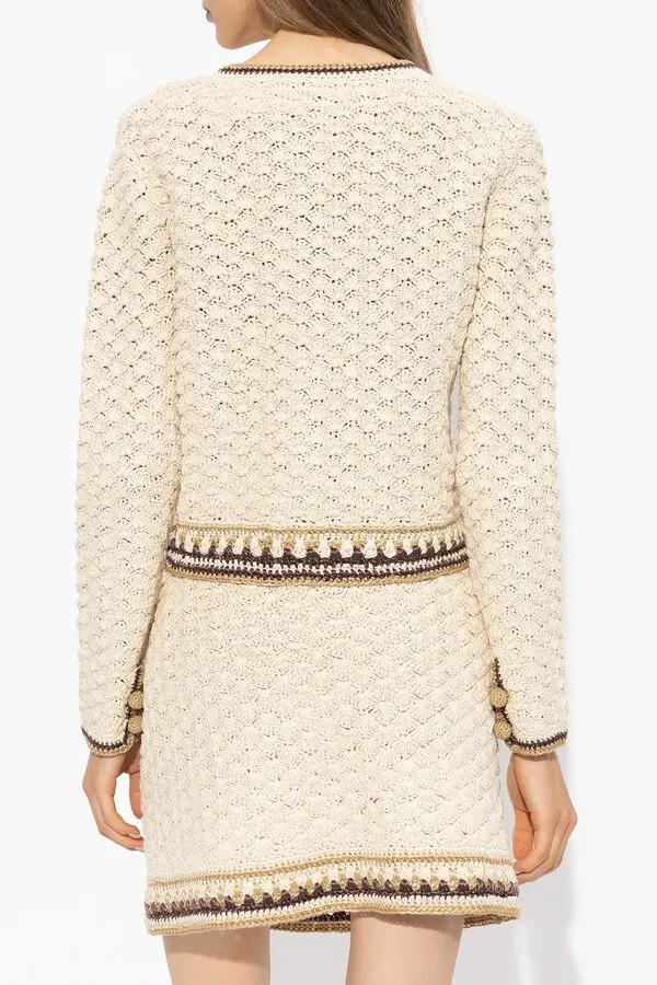 Tory Burch Buttoned Long-sleeved Cardigan