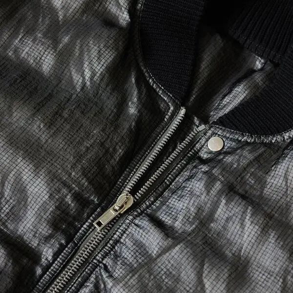 Rick Owens Short Quilted Padded Bomber Jacket