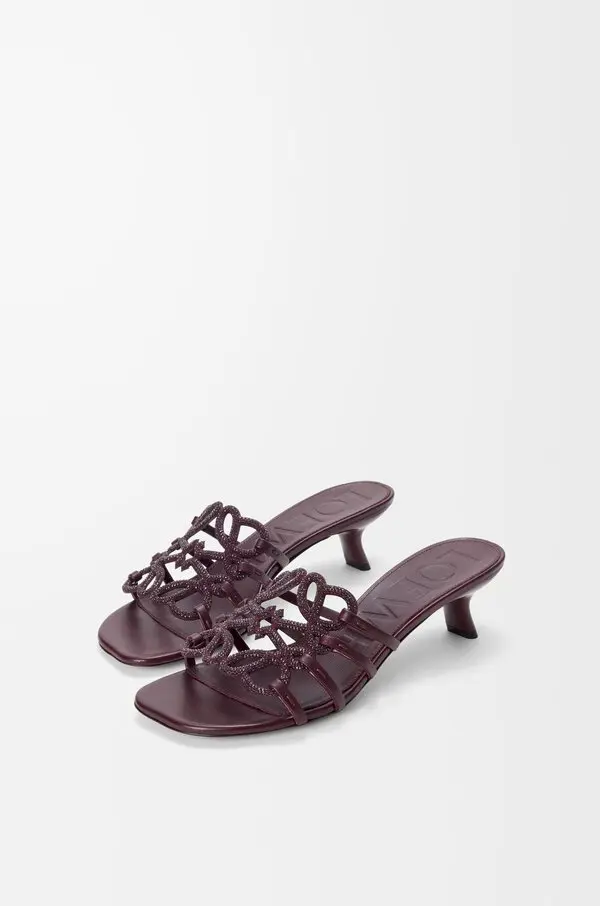 Loewe Petal Anagram High Heel Sandals - Multicolor