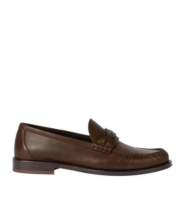 Brunello Cucinelli Calfskin Loafers