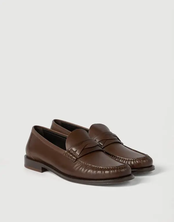 Brunello Cucinelli Calfskin Loafers