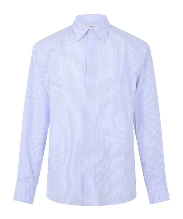 Saint Laurent Long Sleeve Patterned Shirt