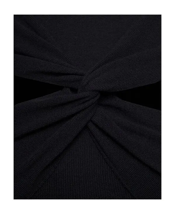Coperni Twisted Hollow Knitted Dress