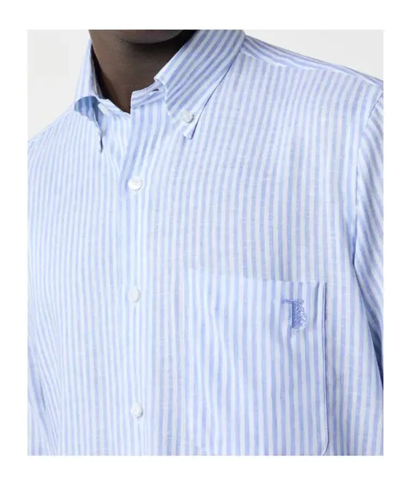 TOD'S Striped Linen Shirt