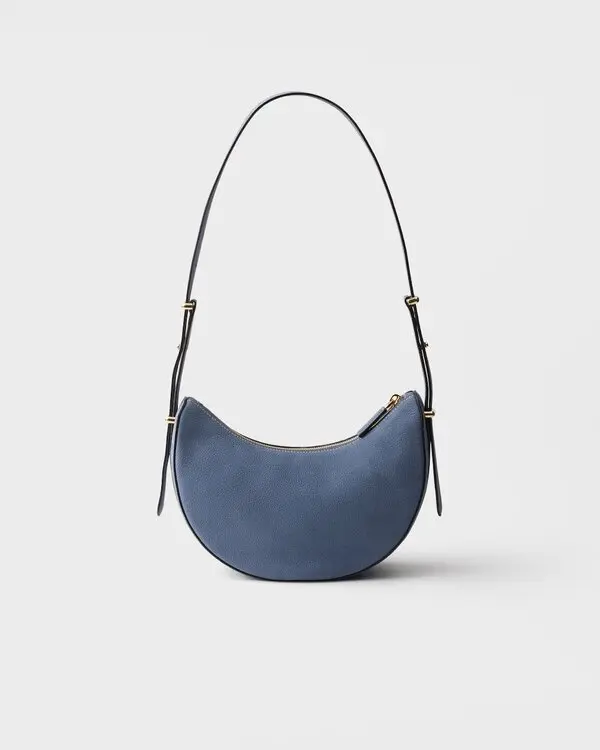 Prada Arqué Small Nubuck Leather Bag