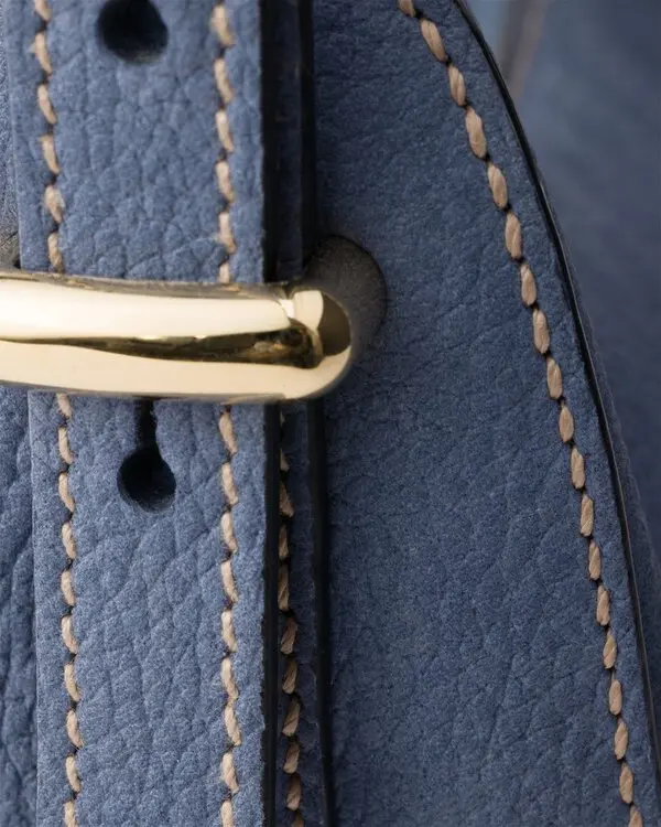 Prada Arqué Small Nubuck Leather Bag