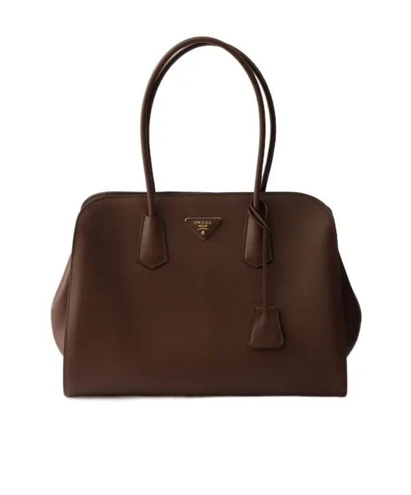 Prada Large Leather Tote Bag